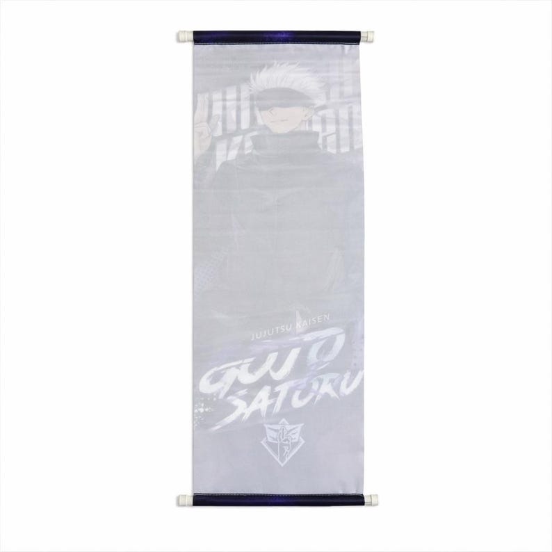 Gojo Satoru Fabric Wall Scroll | Jujutsu Kaisen Anime Decor - Etsy