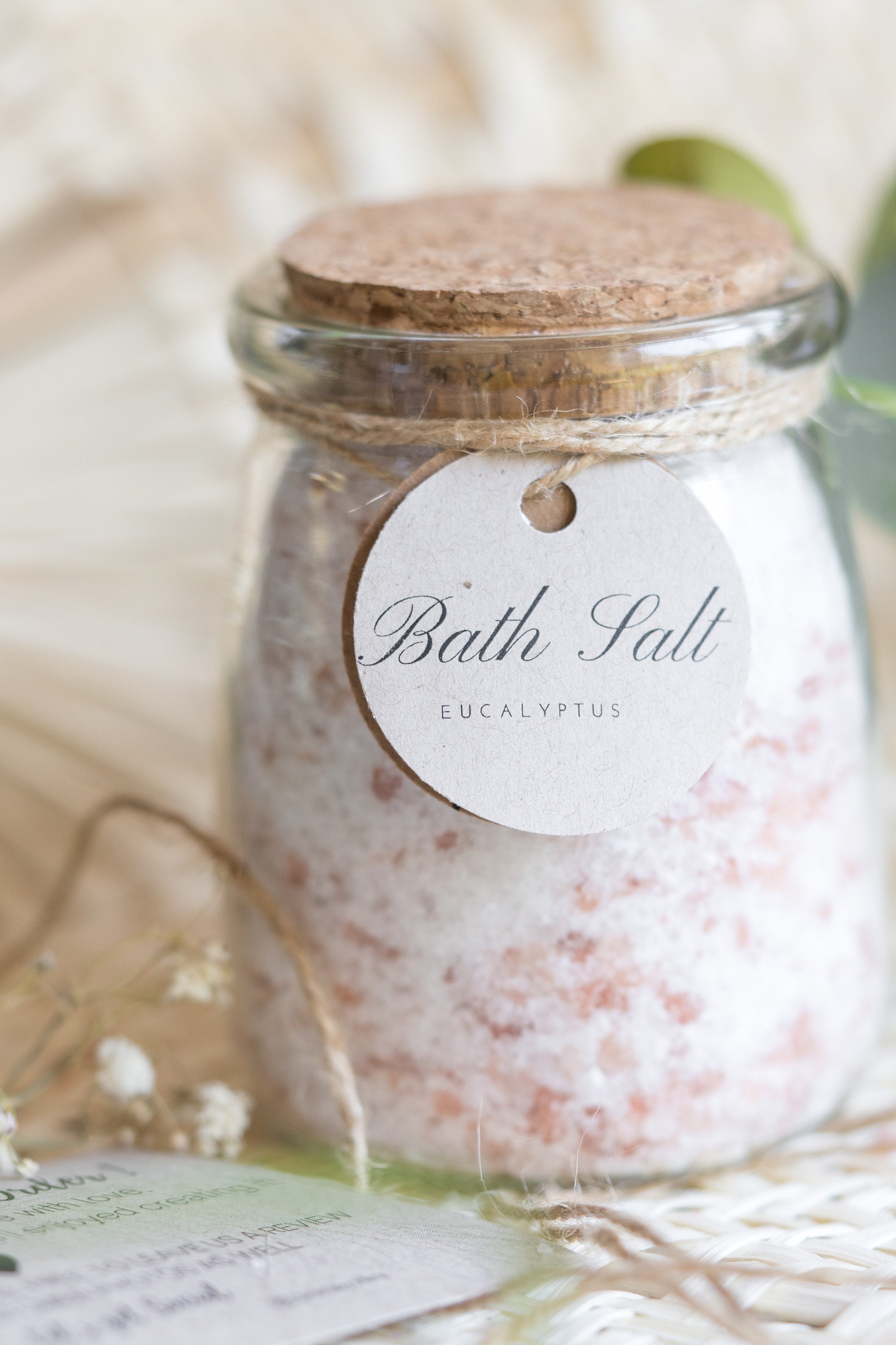 Eucalyptus Bath Salts Epsom Salt & Himalayan Pink Salt Bath - Etsy