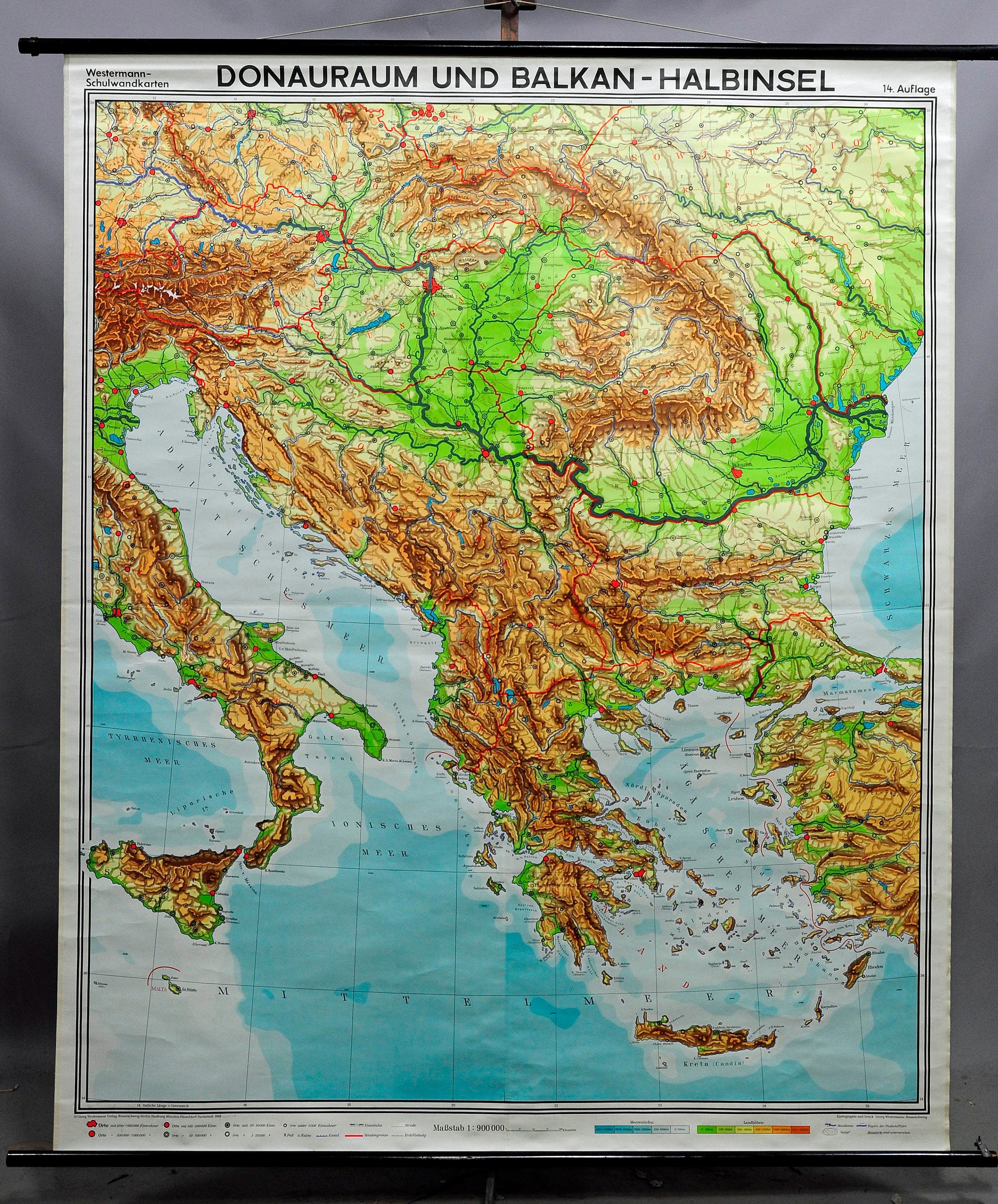 Balkan Peninsula On World Map