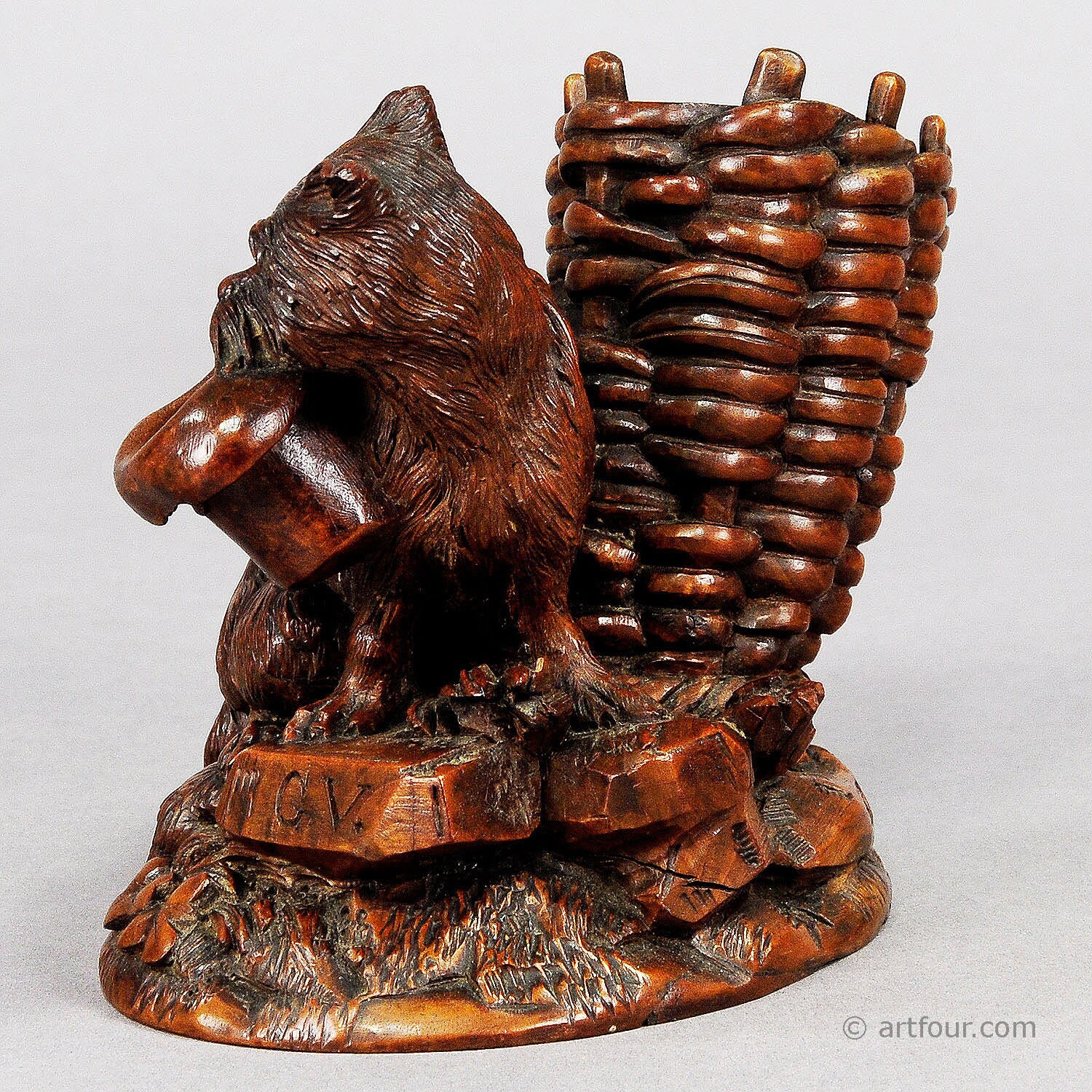 Black Forest Wooden Carved Begging Dog Brienz Ca. 1900 - Etsy
