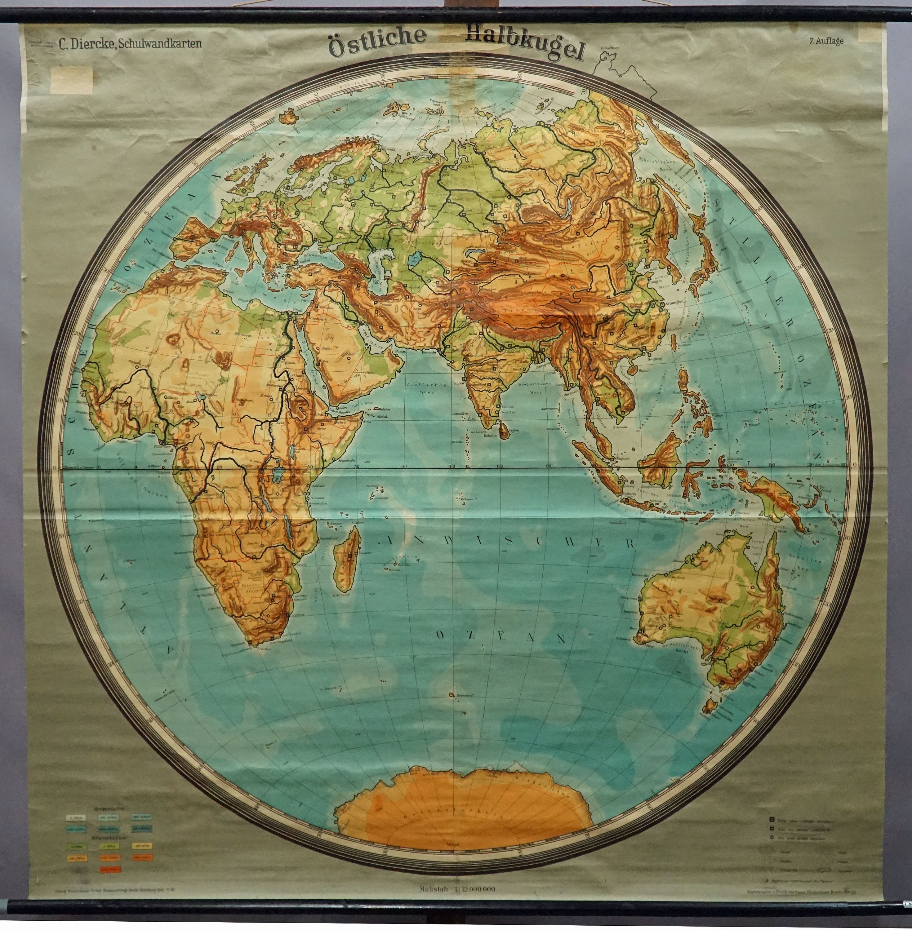 Eastern Hemisphere Blank Map