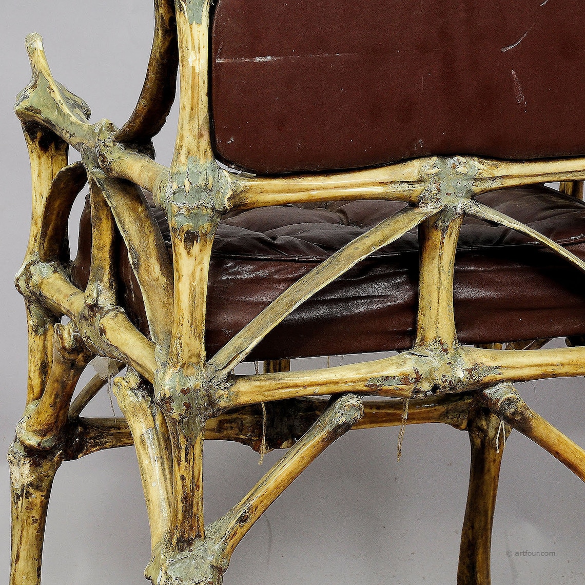 Large Wacky Bull Bone Throne Chair Ca. 1930 - Etsy