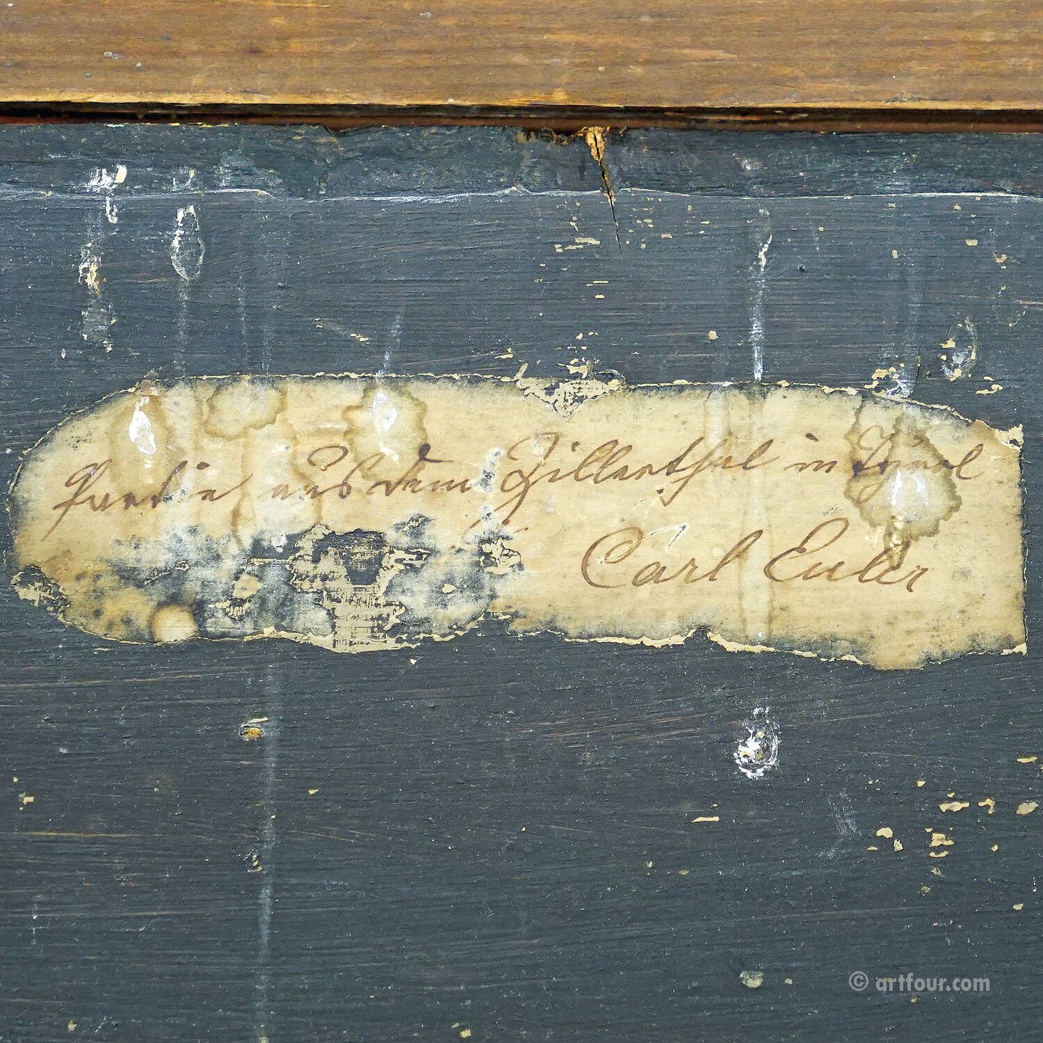 Carl Euler Bear Hunt in the Zillerthaler Alps, Oil Painting on Wooden ...