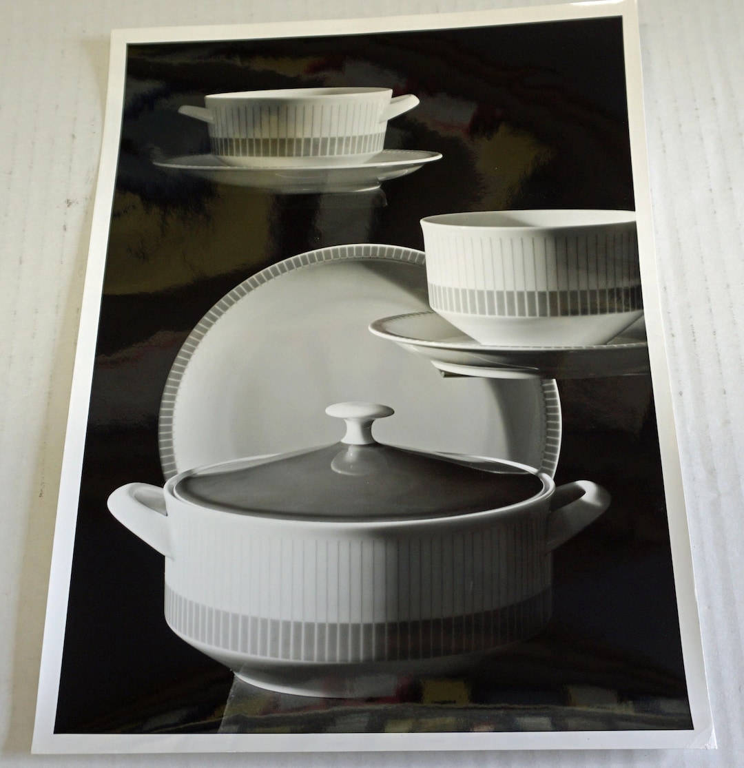 Willi Moegle Photography Silver Gelatin Print Porcelain Soup Tureen Cup ...