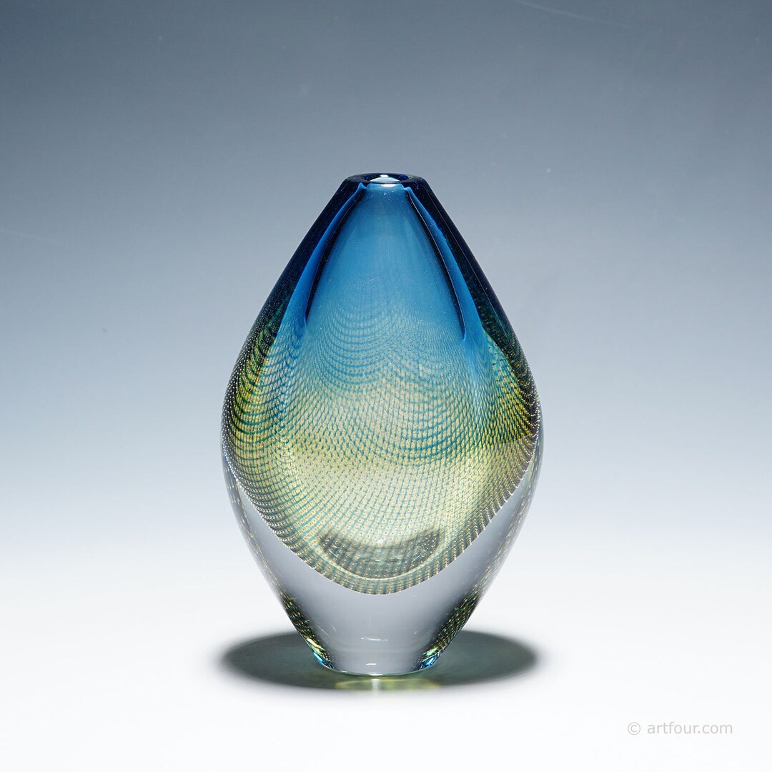 Vintage Kraka Vase by Sven Palmquist for Orrefors, Sweden 1955 - Etsy