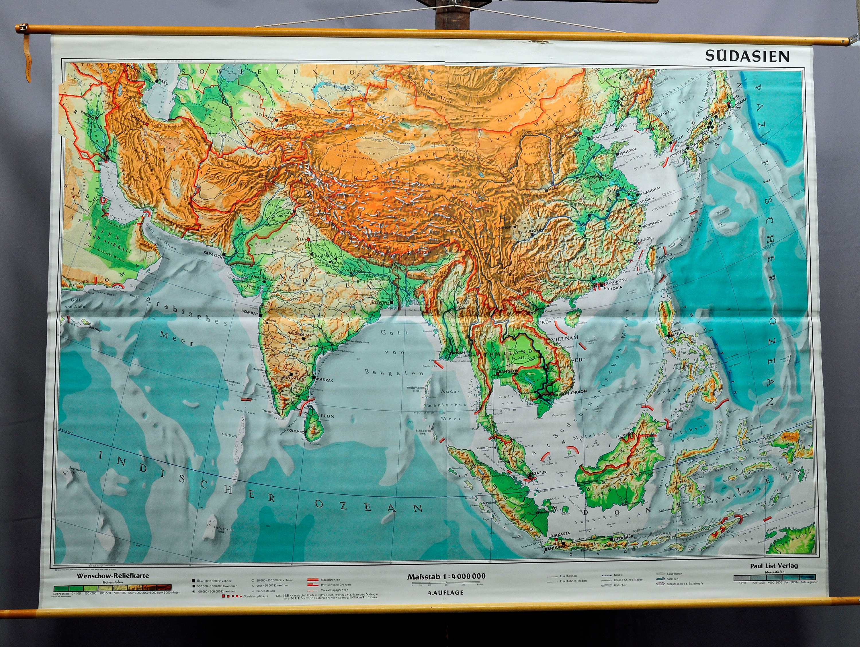 Physical Geography Map Of The World