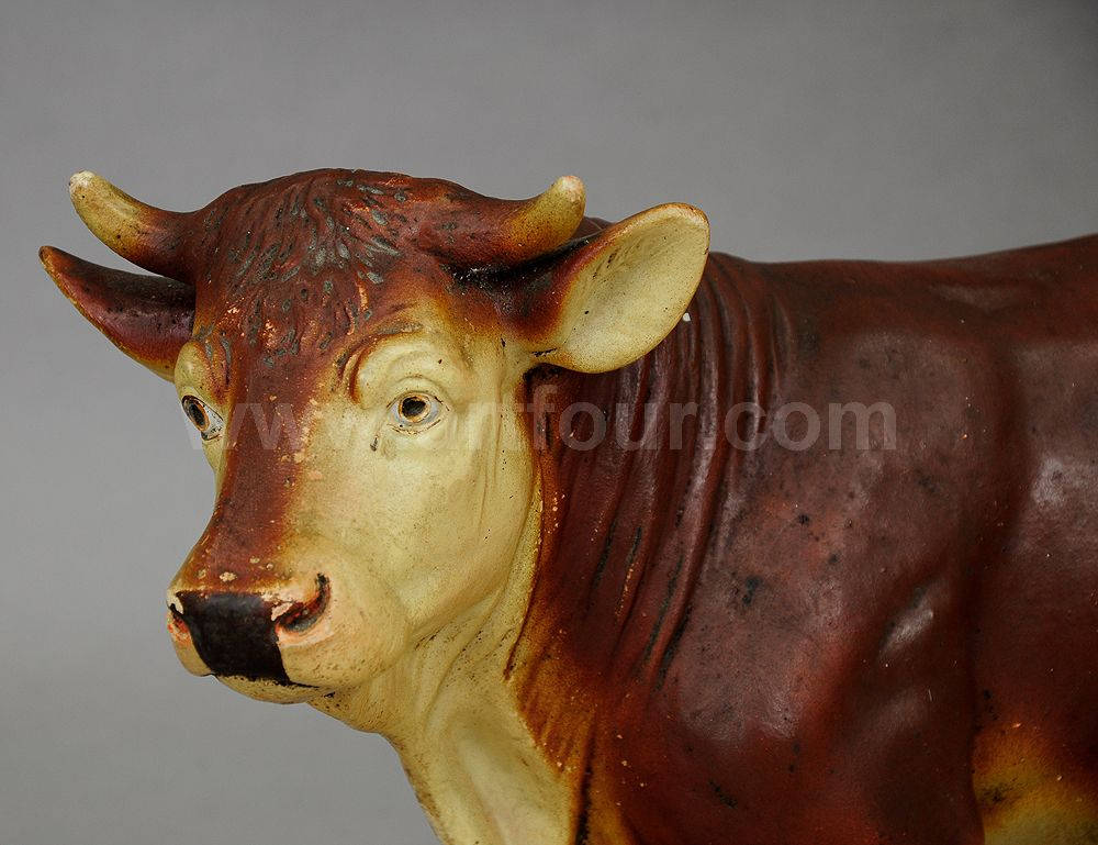 Antique Butchery Decoration of a Pottery Ox - Etsy