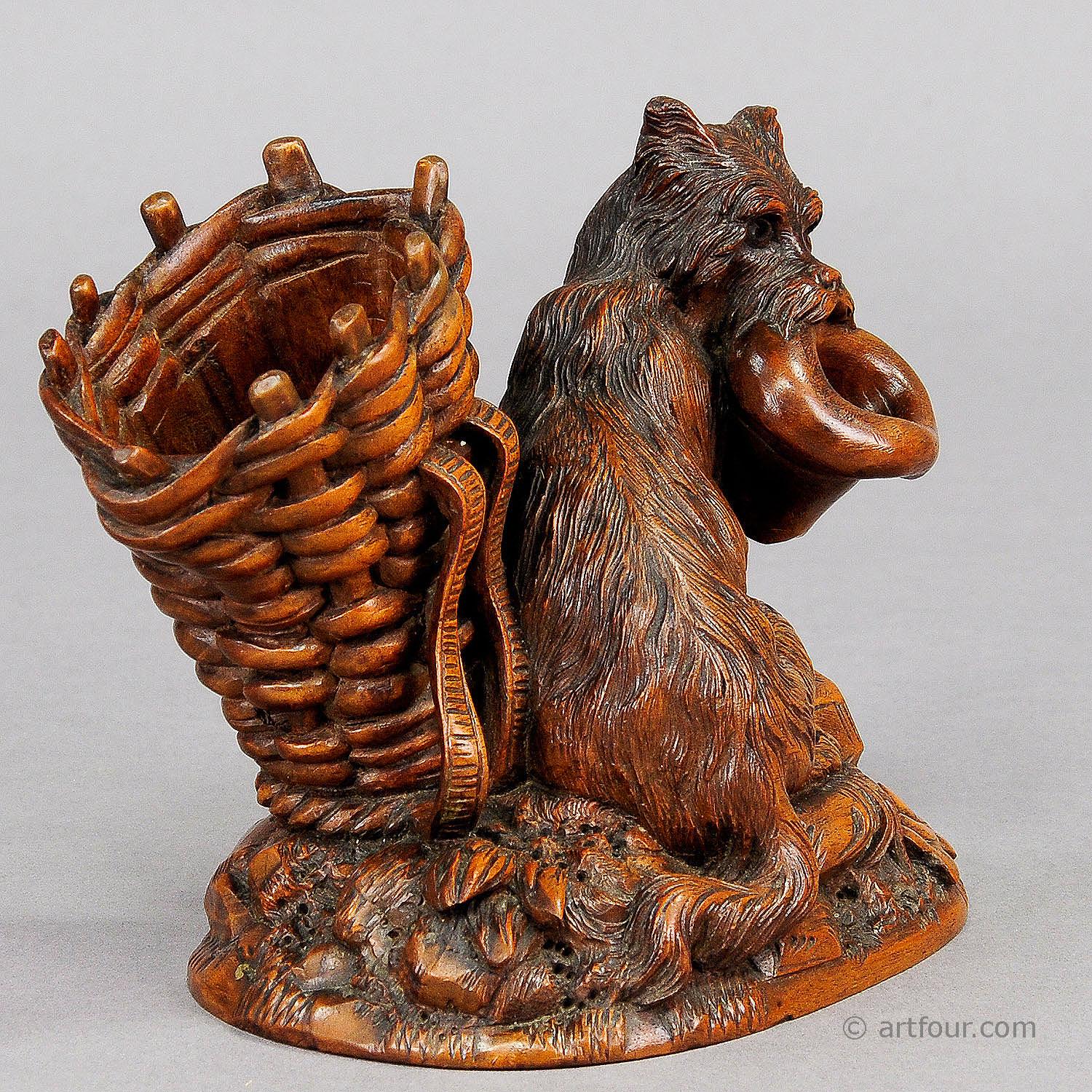 Black Forest Wooden Carved Begging Dog Brienz Ca. 1900 - Etsy
