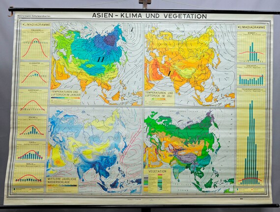 Climate Map Of Asia