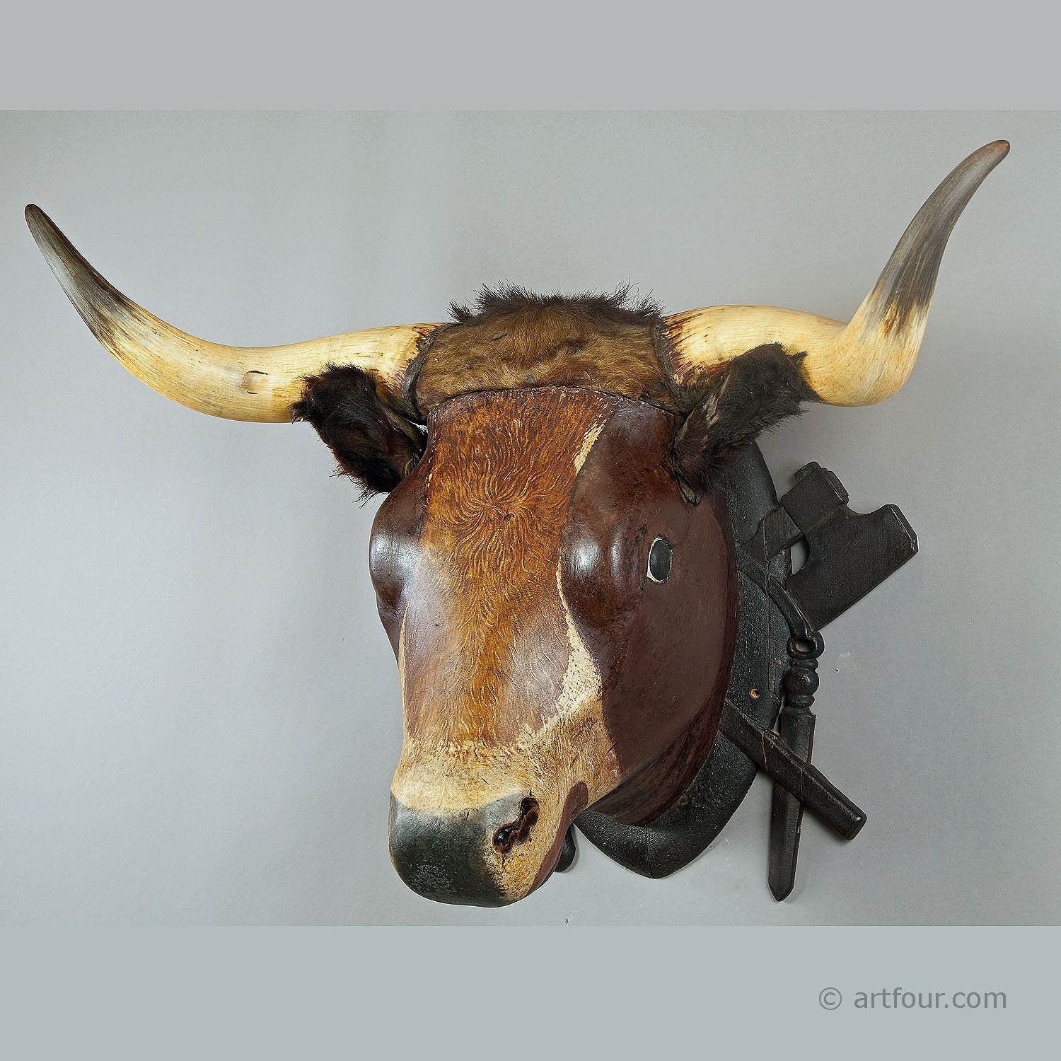 Very Large Wooden Carved Bull Head From a Butchery Ca. 1880 - Etsy