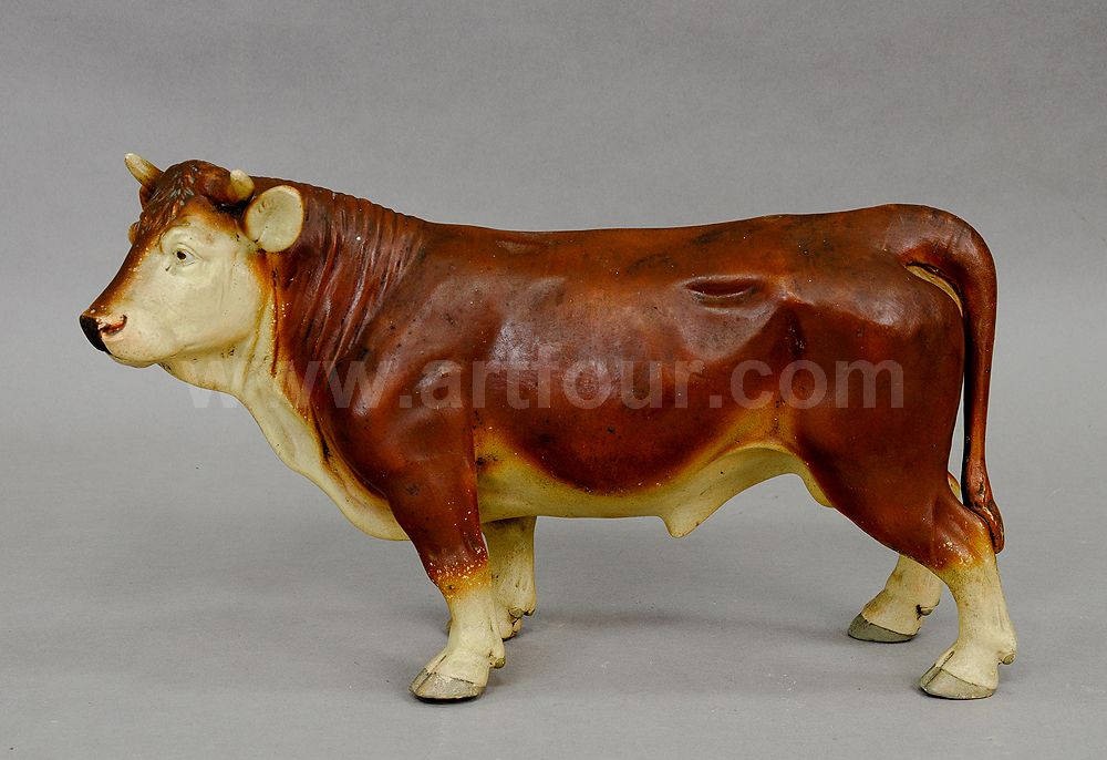 Antique Butchery Decoration of a Pottery Ox - Etsy