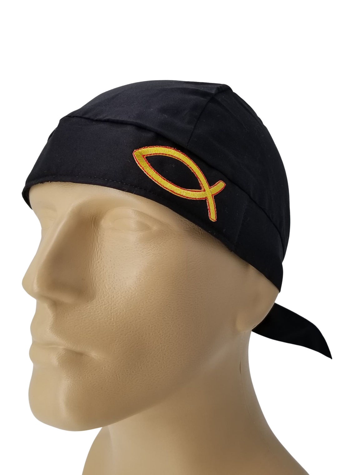 Christian Doo Rag Bandana Jesus Christ Black Religious Cross | Etsy