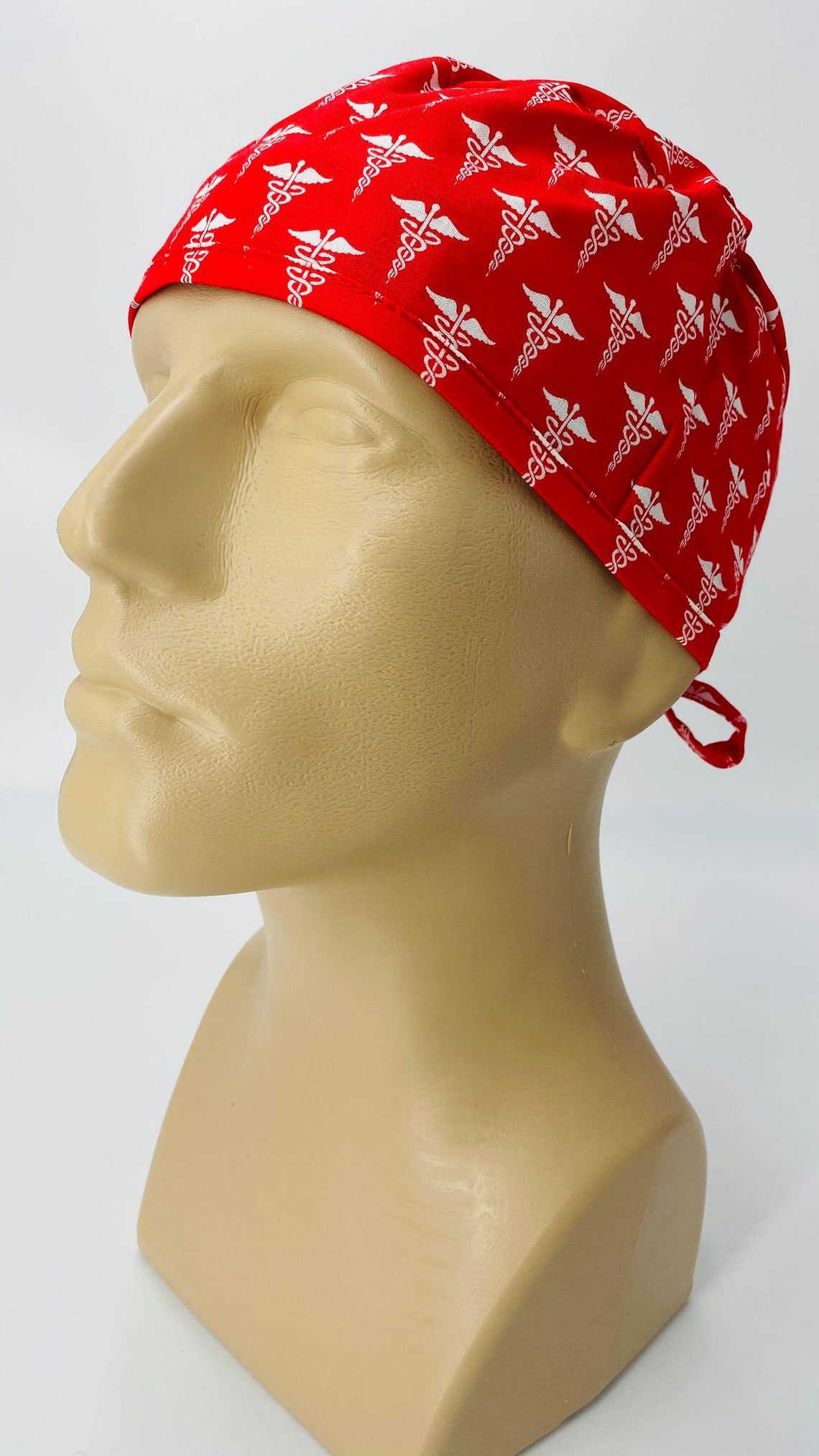 Cotton Scrub Cap: Caduceus, Skeleton, Spine, EKG - Nurse, Doctor Hat - Etsy