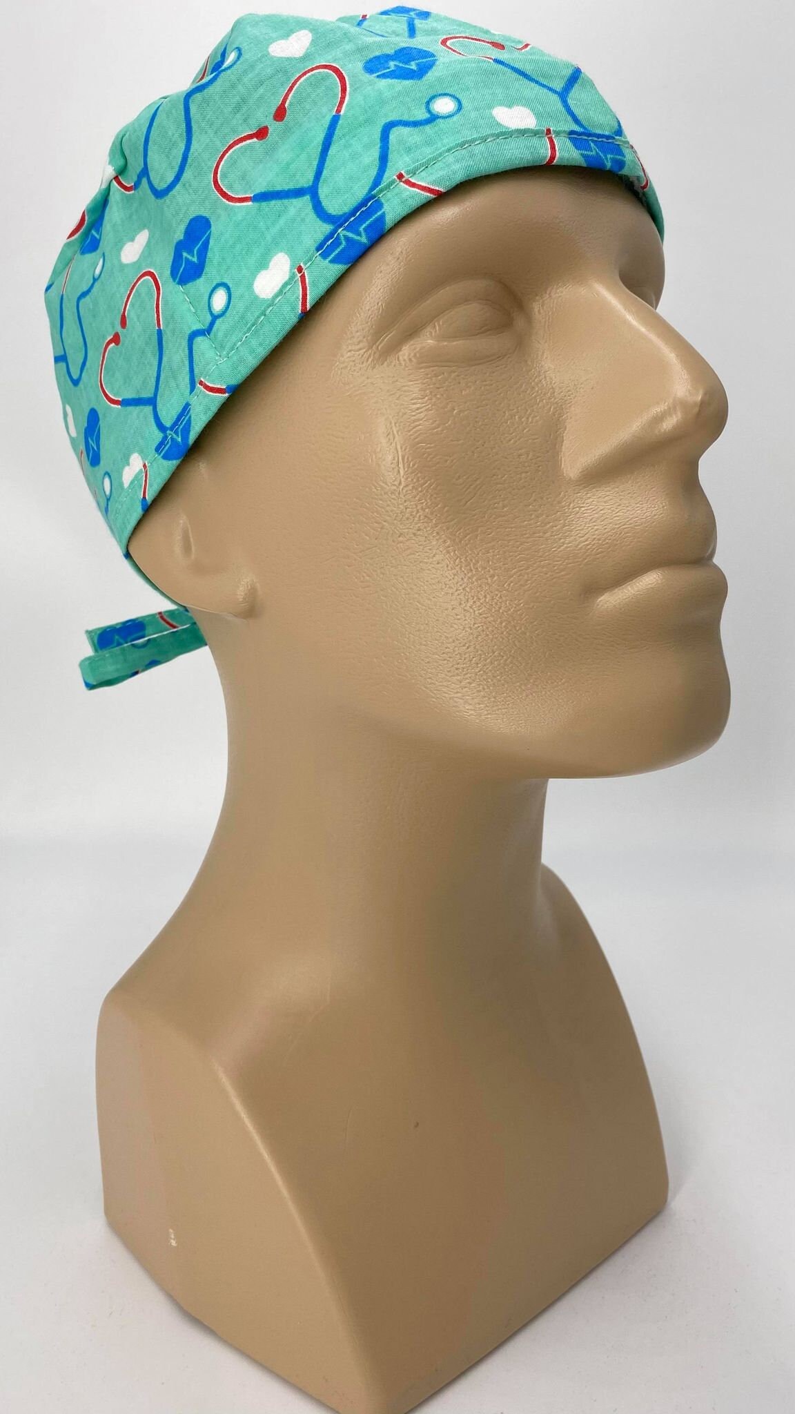 Scrub Hat EKG Hearts Nursing Cap Gift for Doctor Cardiologist | Etsy