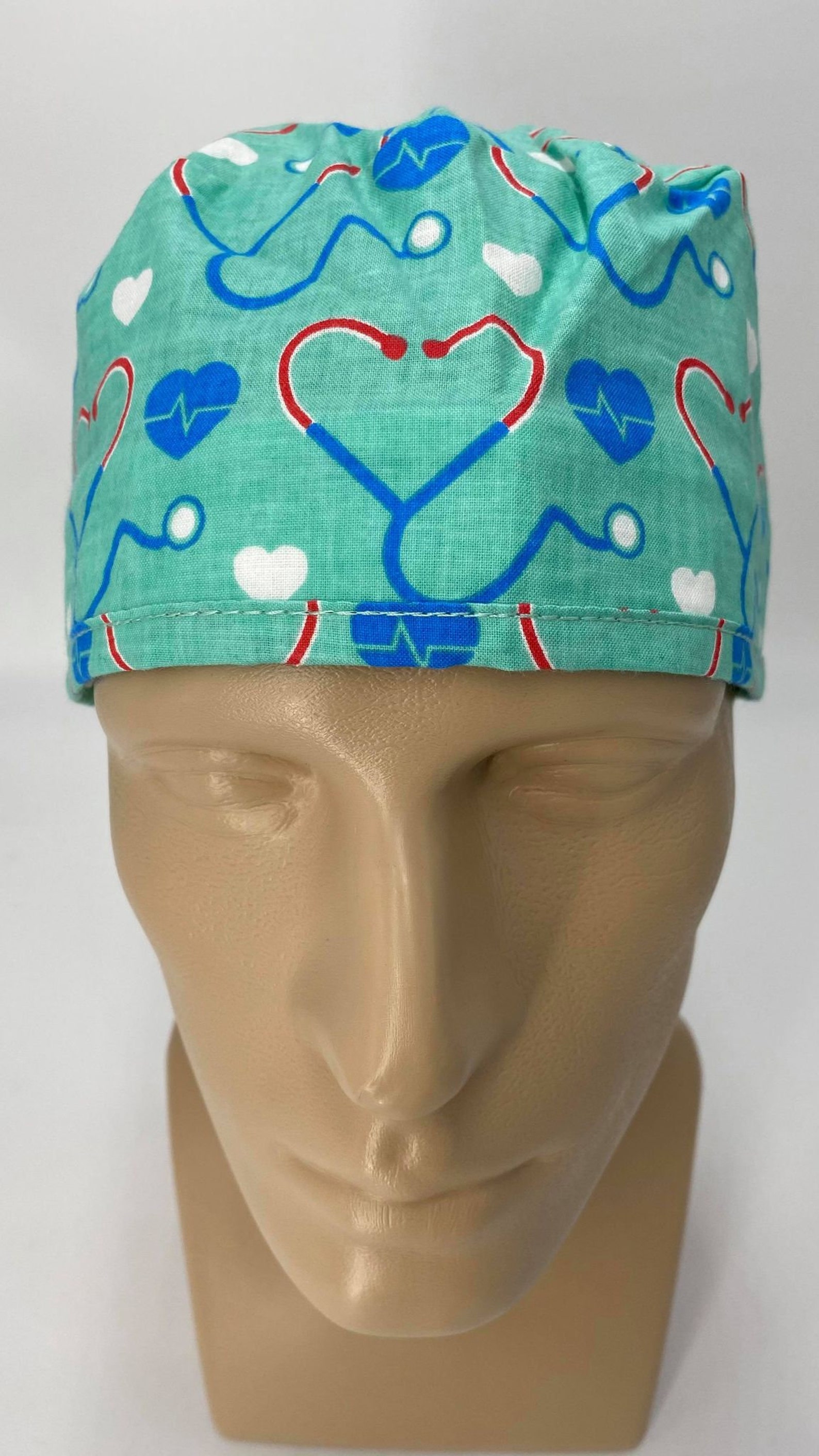 Cotton Scrub Cap: Caduceus, Skeleton, Spine, EKG - Nurse, Doctor Hat - Etsy