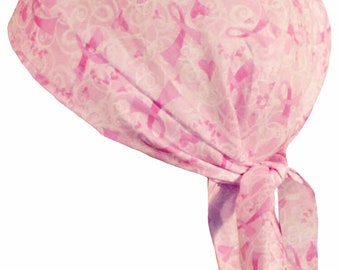 Pink Ribbon Scarf | Etsy