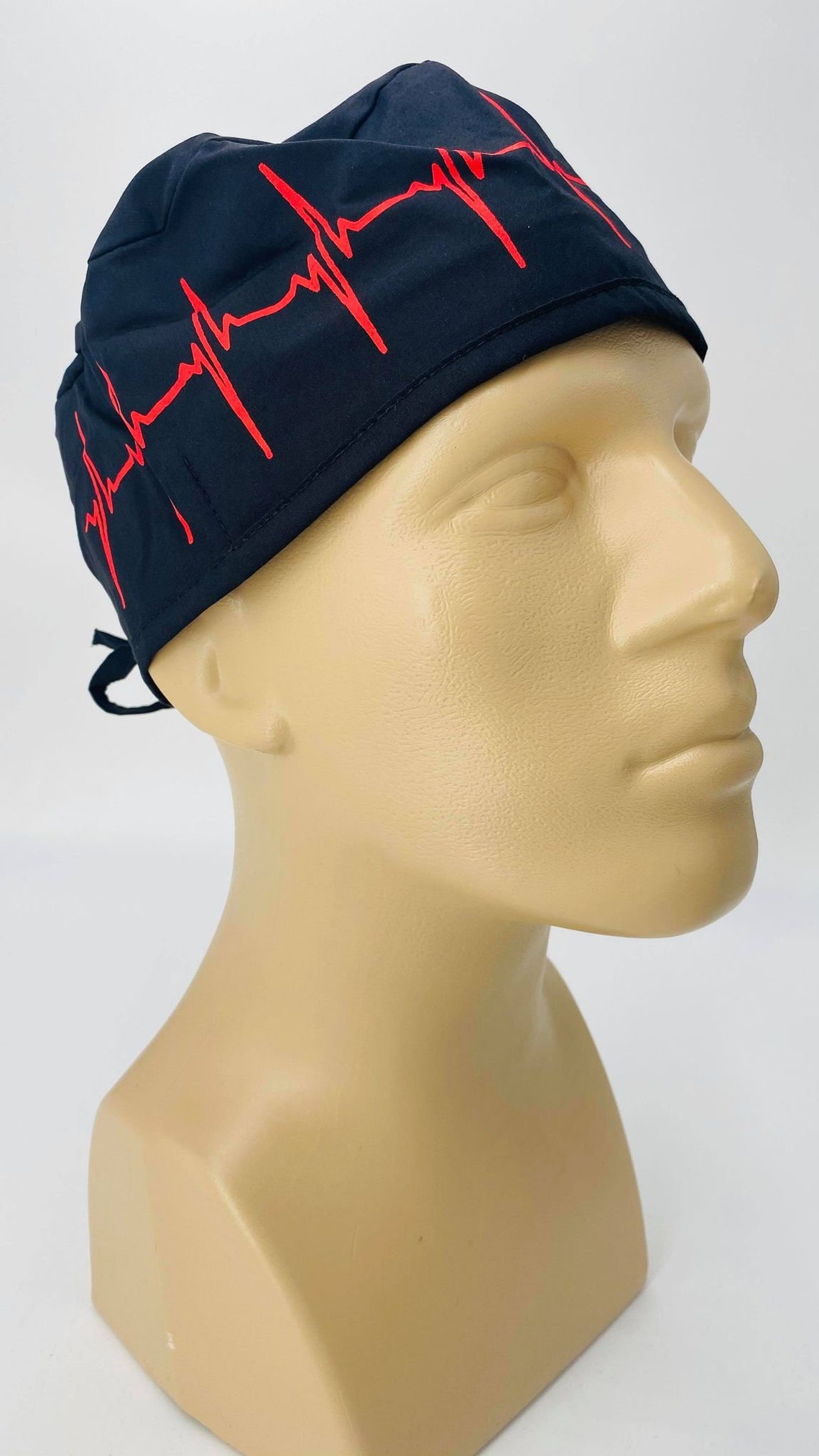 Cotton Scrub Cap: Caduceus, Skeleton, Spine, EKG - Nurse, Doctor Hat - Etsy