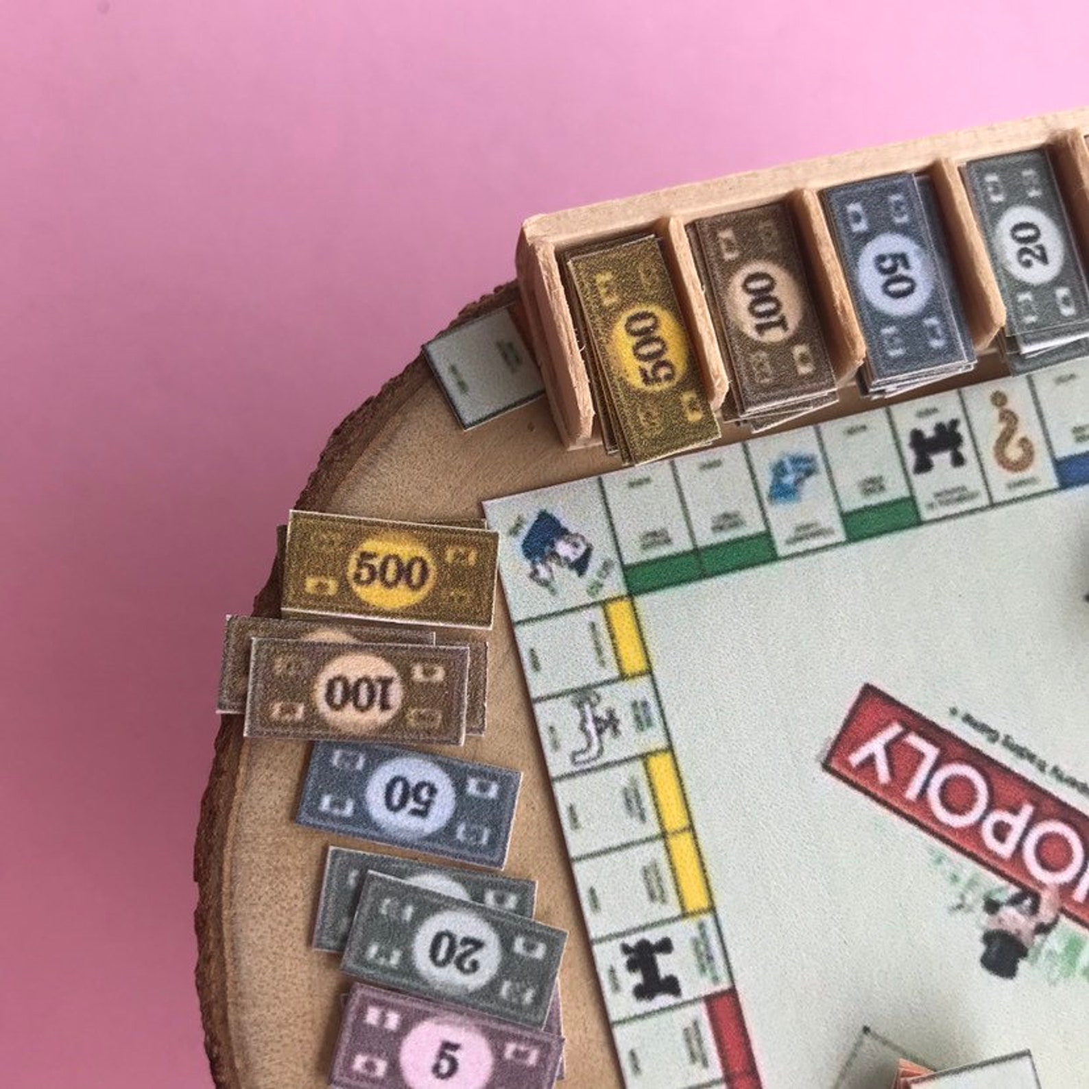 Monopoly Miniature Dollhouse Board Game. | Etsy