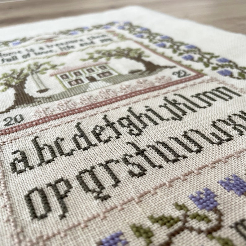 Home Sampler Cross Stitch PDF Pattern, Instant Download PDF - Etsy