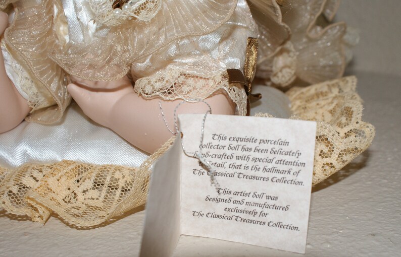 Vintage Classical Treasures Baby Girl Doll With Pillow - Etsy
