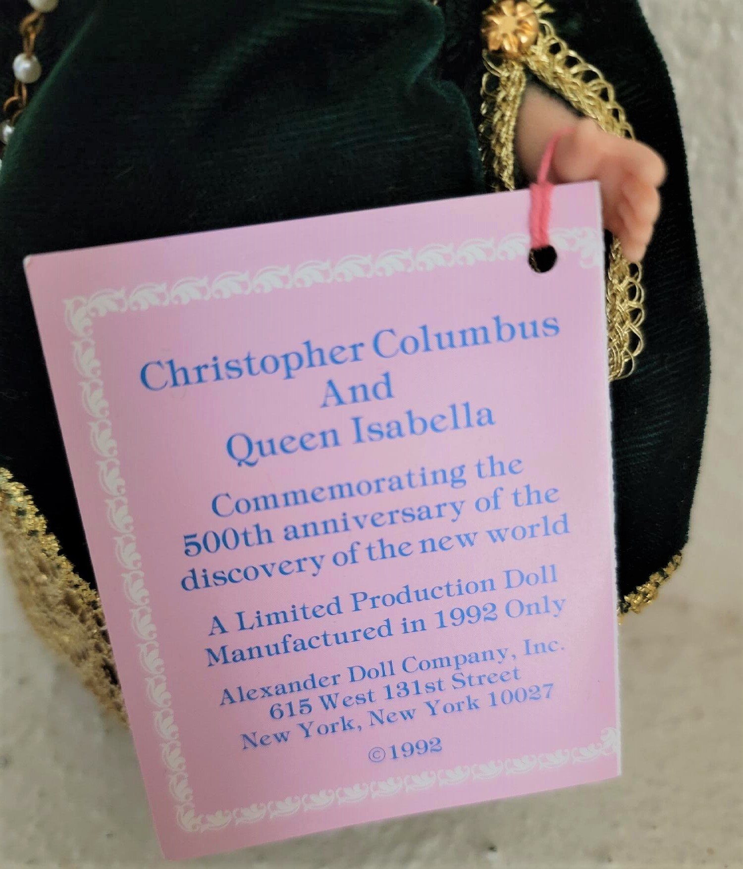 Madame Alexander Queen Isabella Doll Limited Edition 1992 - Etsy