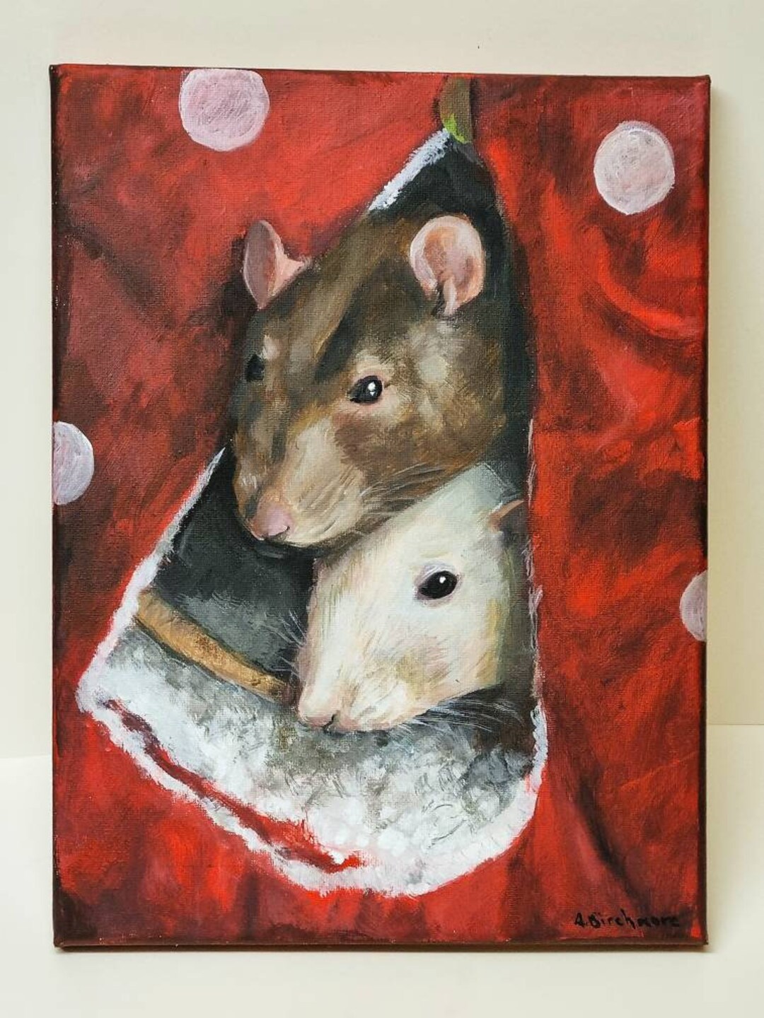 HAND PAINTED Small Pet and Exotic Animal Portrait, Guinea Pigs, Rats ...