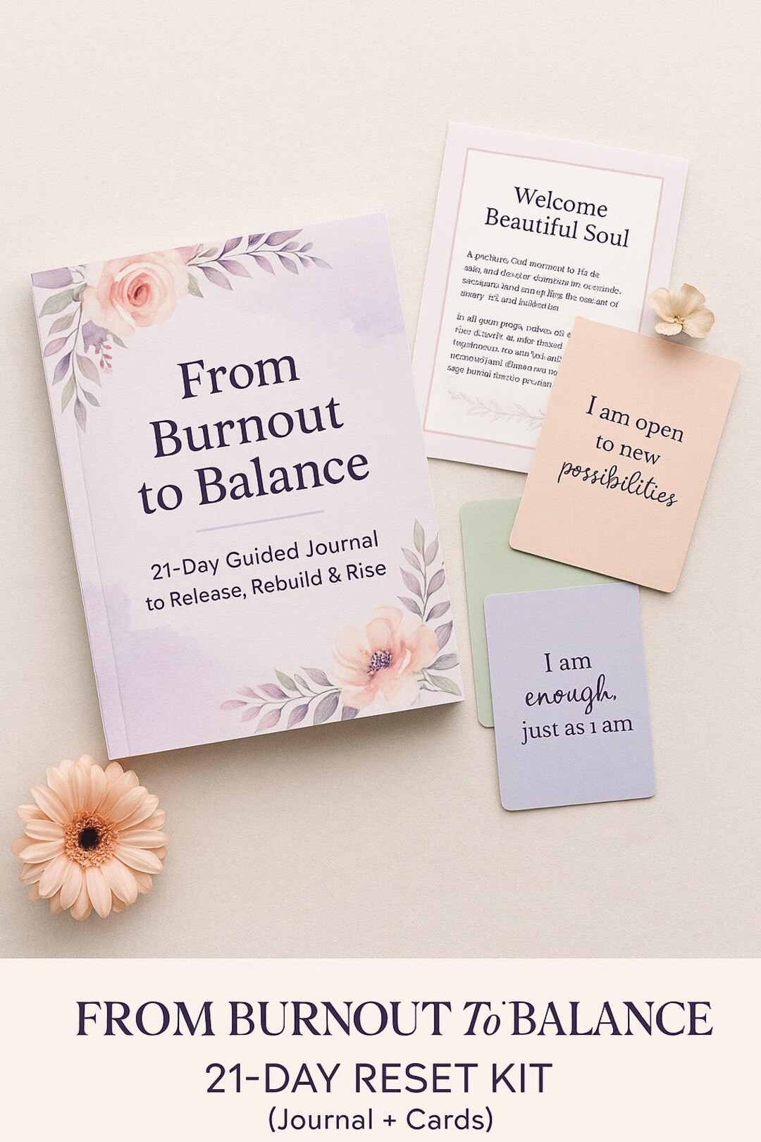 From Burnout to Balance: 21-day Reset Kit - Etsy UK