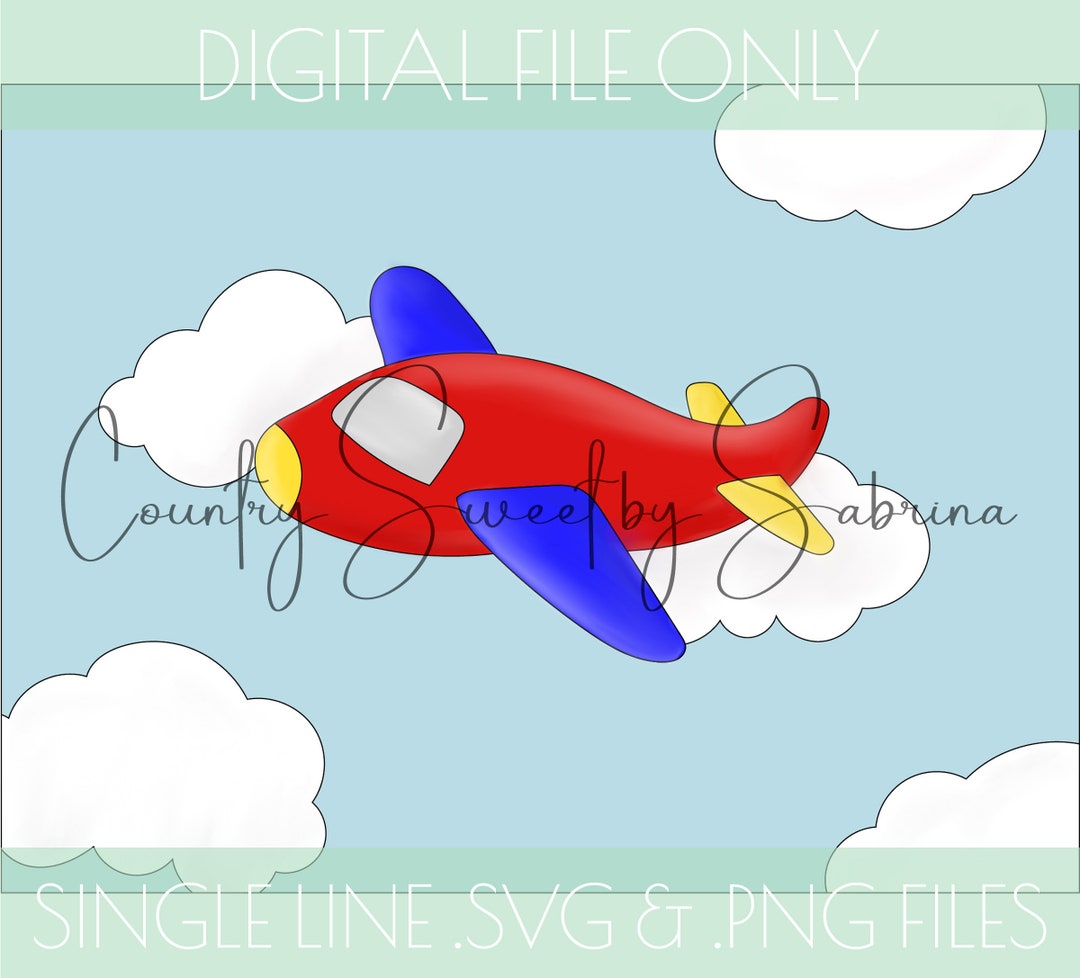 Single Line, Laser Template, Airplane Laser SVG, Flower Laser Cut File ...