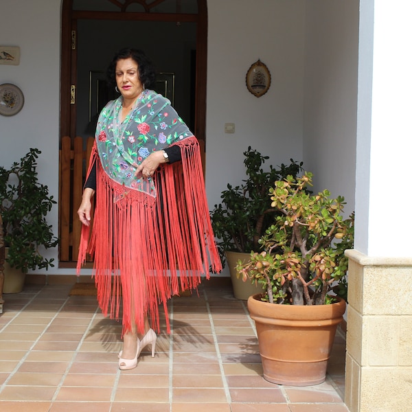 Flamenco Shawl - Etsy