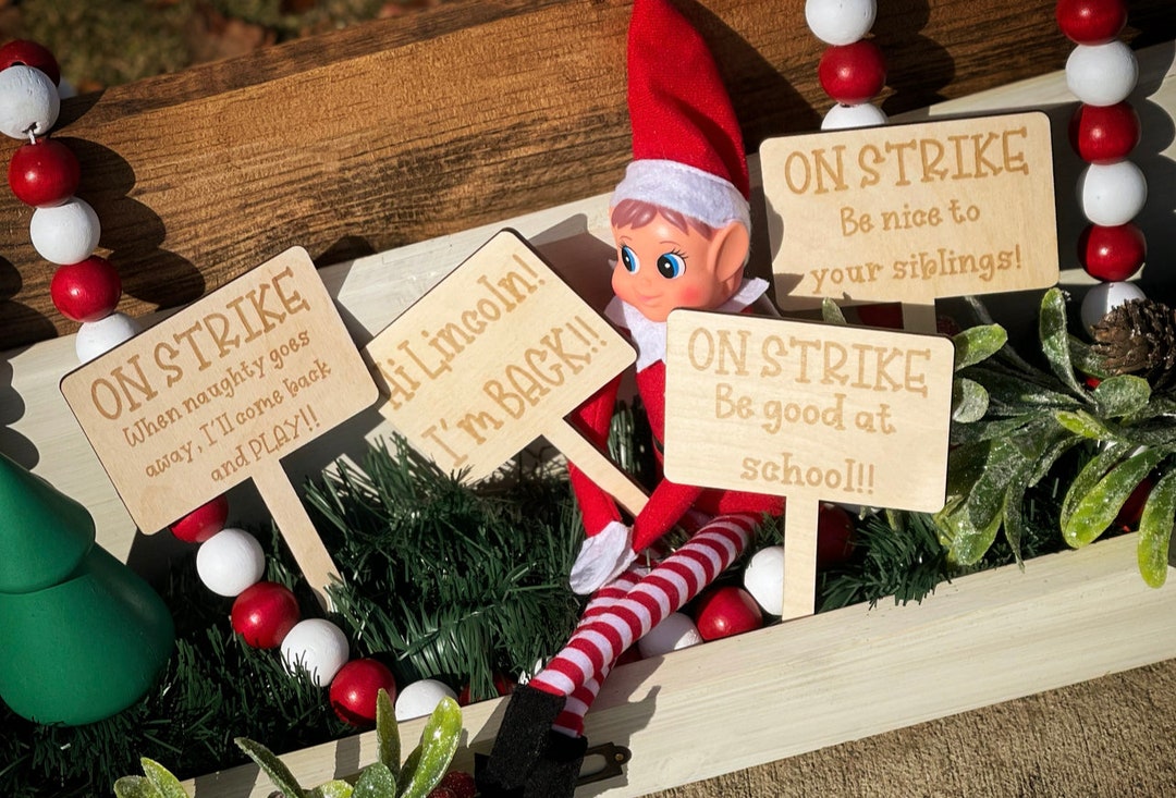 Christmas Elf Signs - Etsy