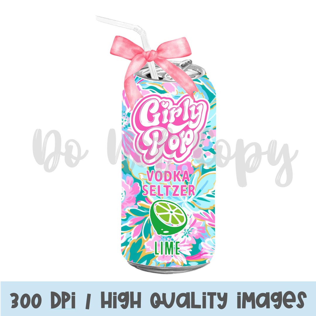 Girly Pop Seltzer Can PNG / Coquette Soda PNG / Coquette Bow PNG - Etsy