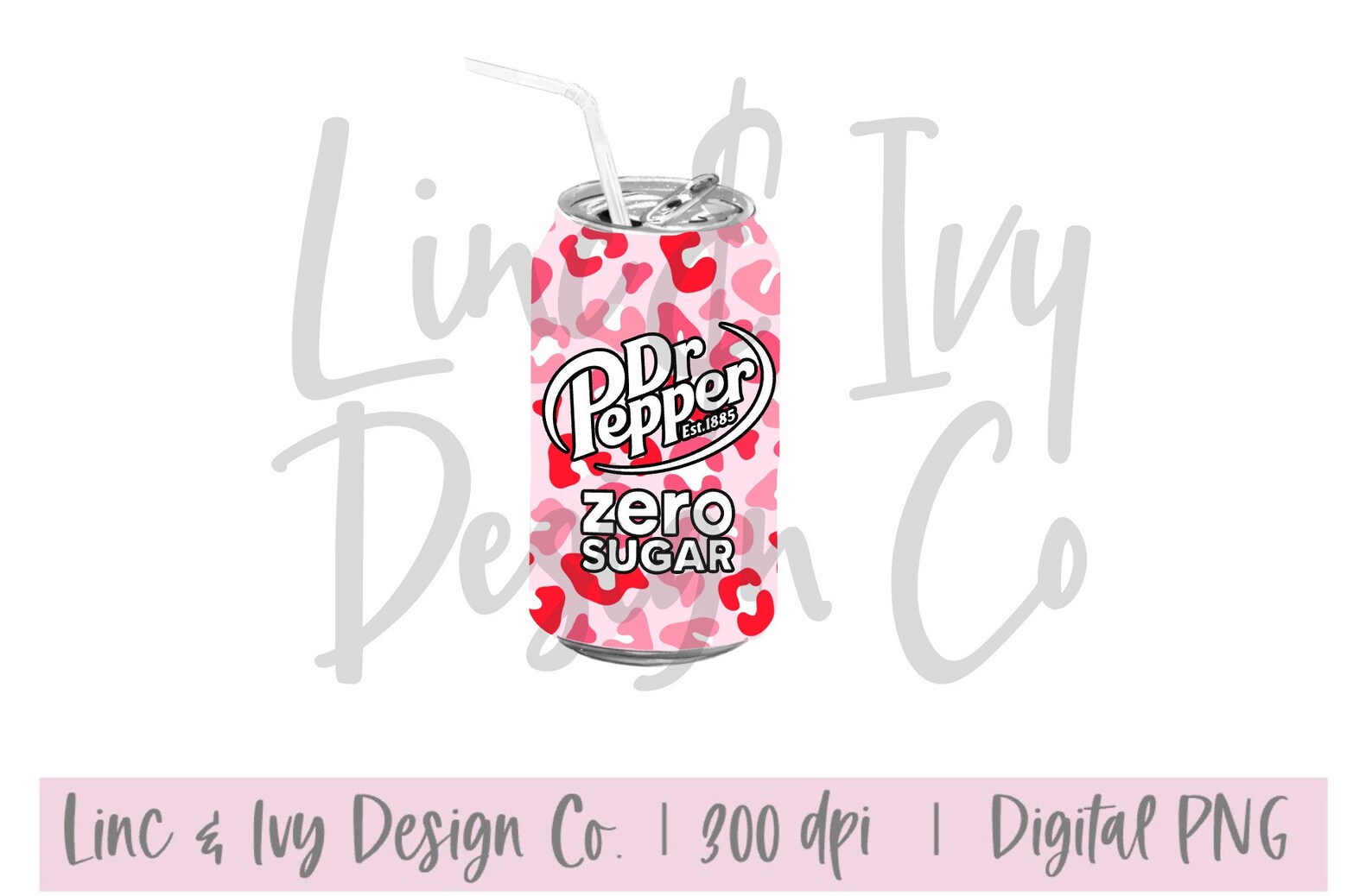 Leopard Soda Dp Zero Can PNG / Coquette Soda PNG / Coquette Bow PNG - Etsy