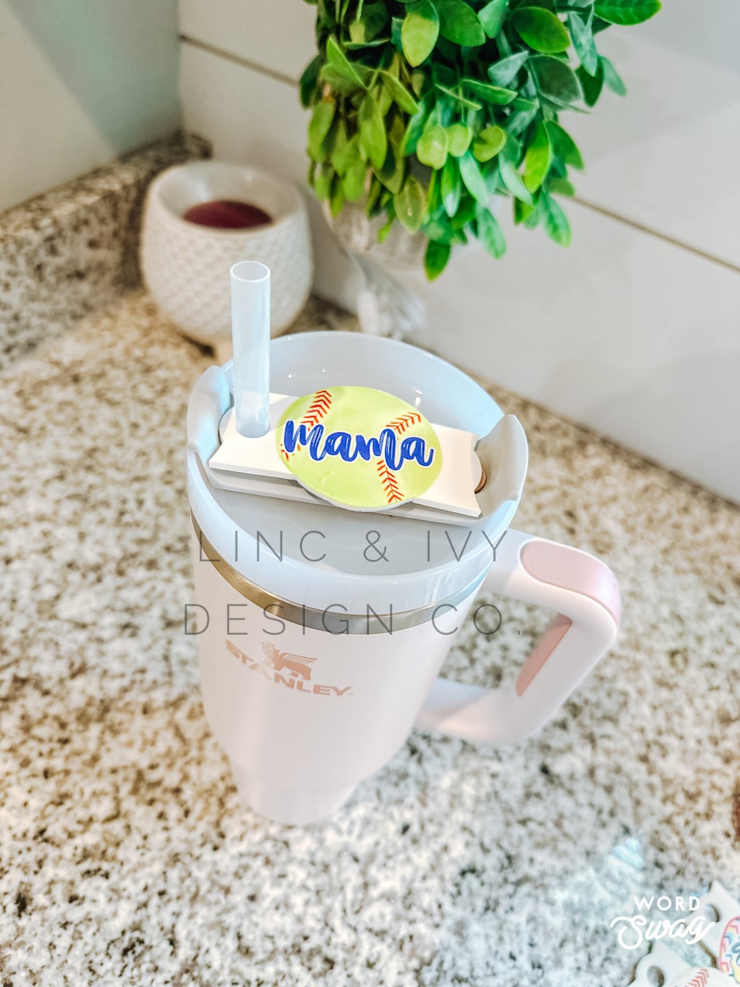 Softball Mama Cup Topper - Etsy
