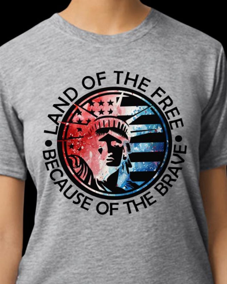 Patriotic, Freedom, Red, White, and Blue, Brave, Freedom, Digital ...