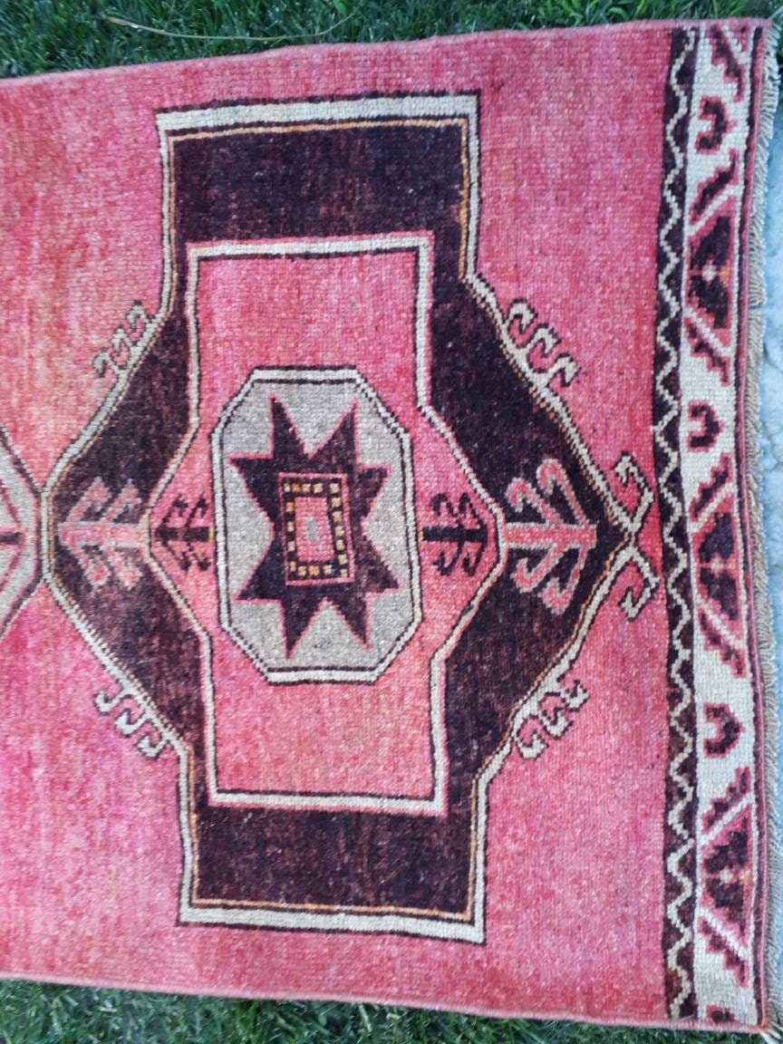 Turkish Runner Rug Kitchen Runner Rug Vintage Oushak Runner | Etsy