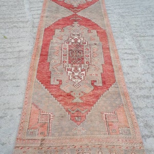Turkish Runner Rug Kitchen Runner Rug Vintage Oushak Runner - Etsy