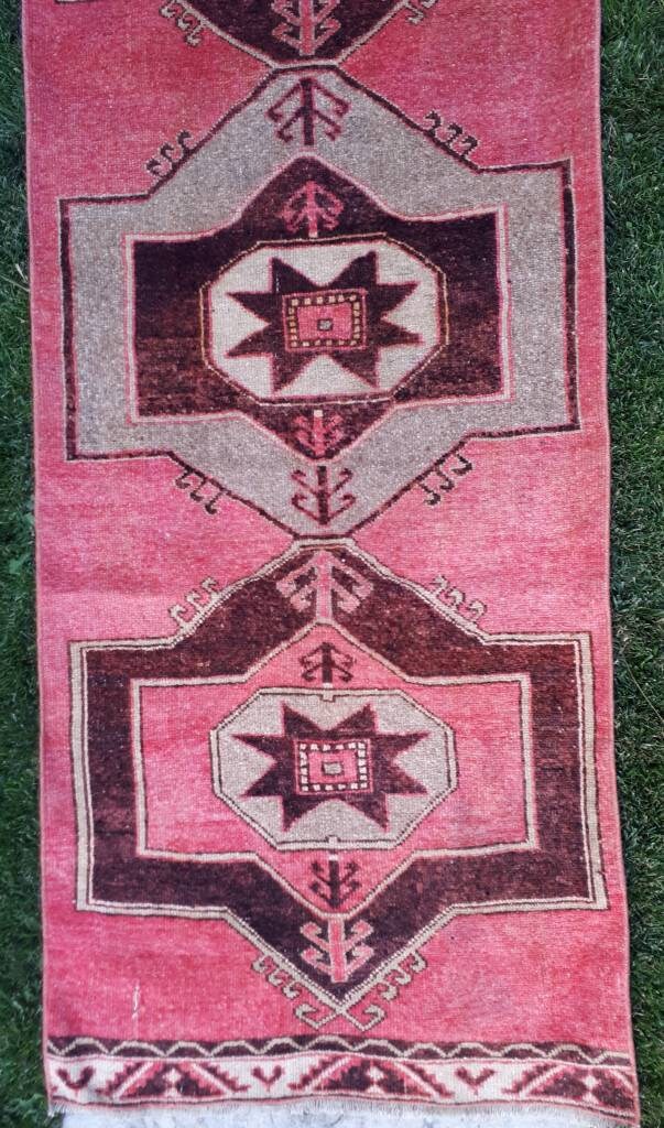 Turkish Runner Rug Kitchen Runner Rug Vintage Oushak Runner | Etsy