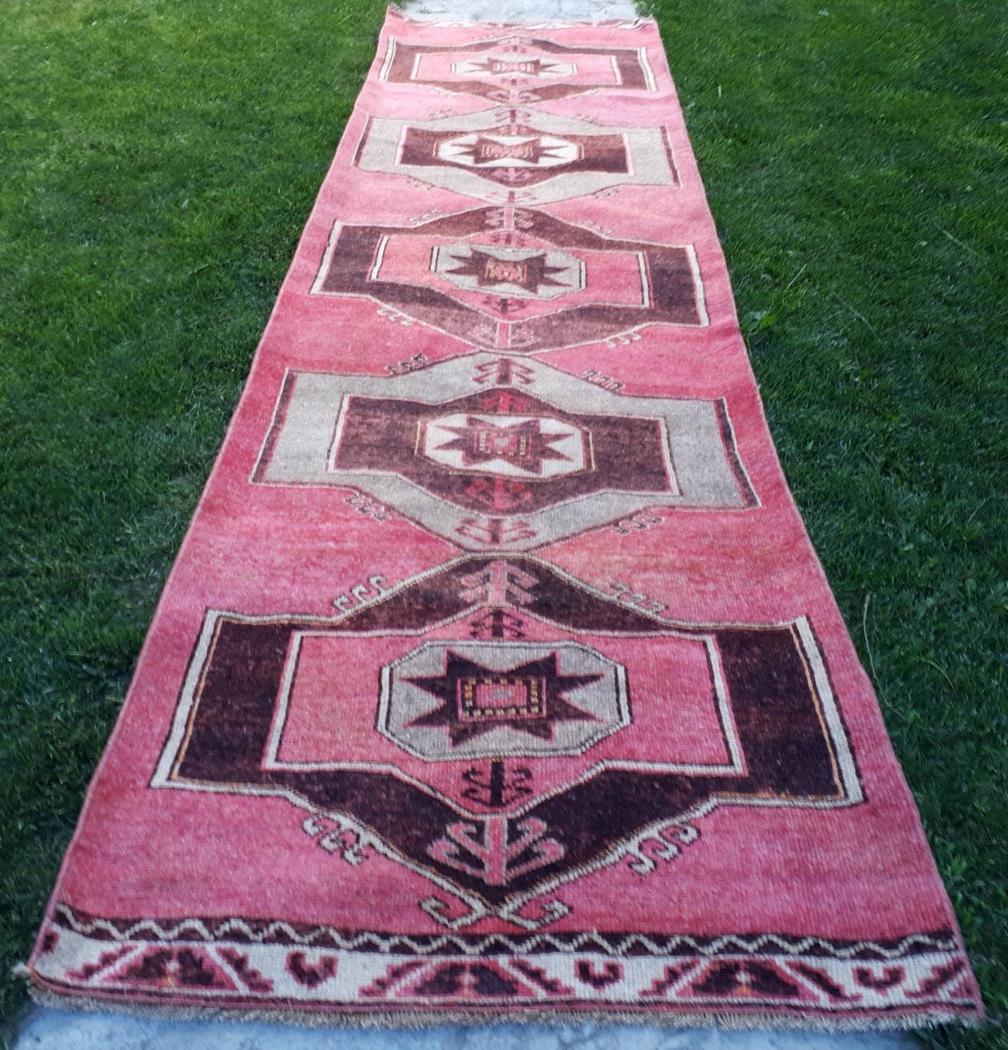 Turkish Runner Rug Kitchen Runner Rug Vintage Oushak Runner | Etsy