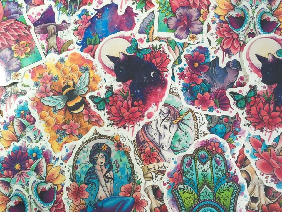 Raven Vinyl Sticker Tattoo Print Nevermore Vinyl Decal | Etsy