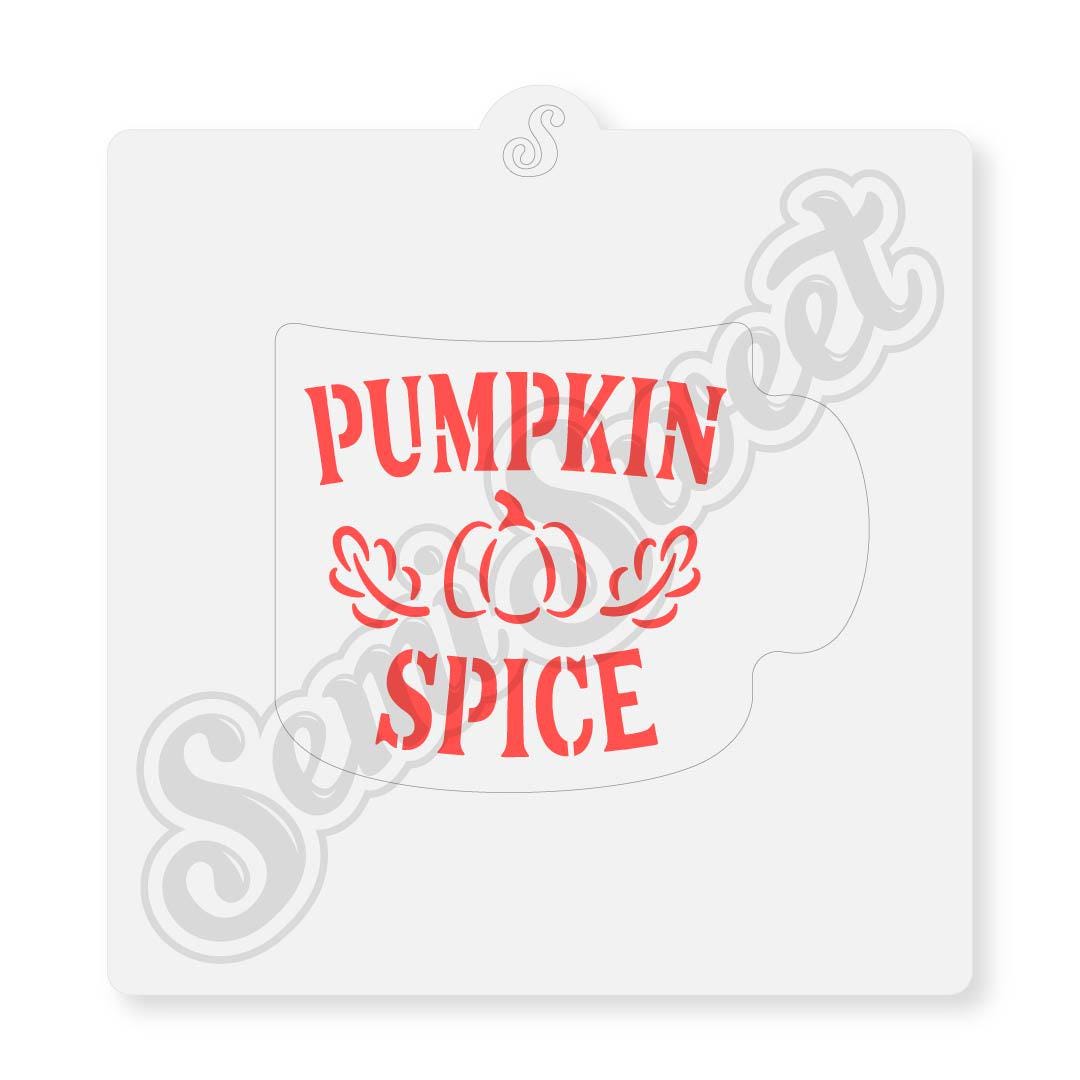 Pumpkin Spice Mug Stencil - Etsy