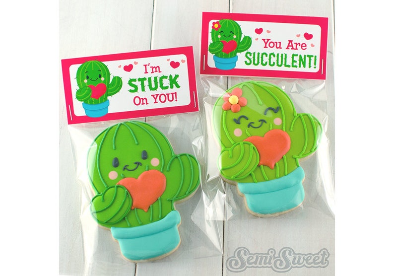 Cactus im Stuck on You and you Are Succulent Printable - Etsy