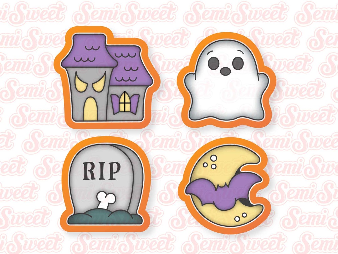Halloween Cookie Cutter Haunted House Cookie Cutter Set Ghost Cookie ...