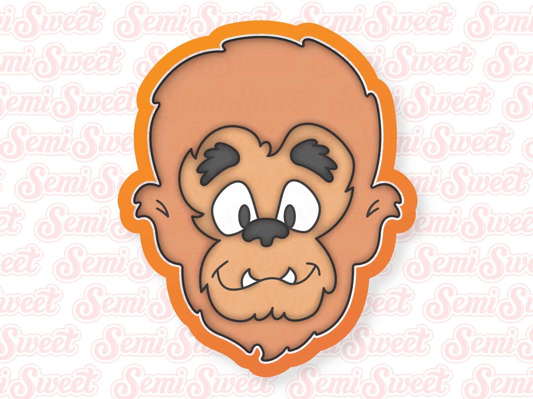 Wolfman Face Cookie Cutter Halloween Cookie Cutters Fall Cookie Cutter ...