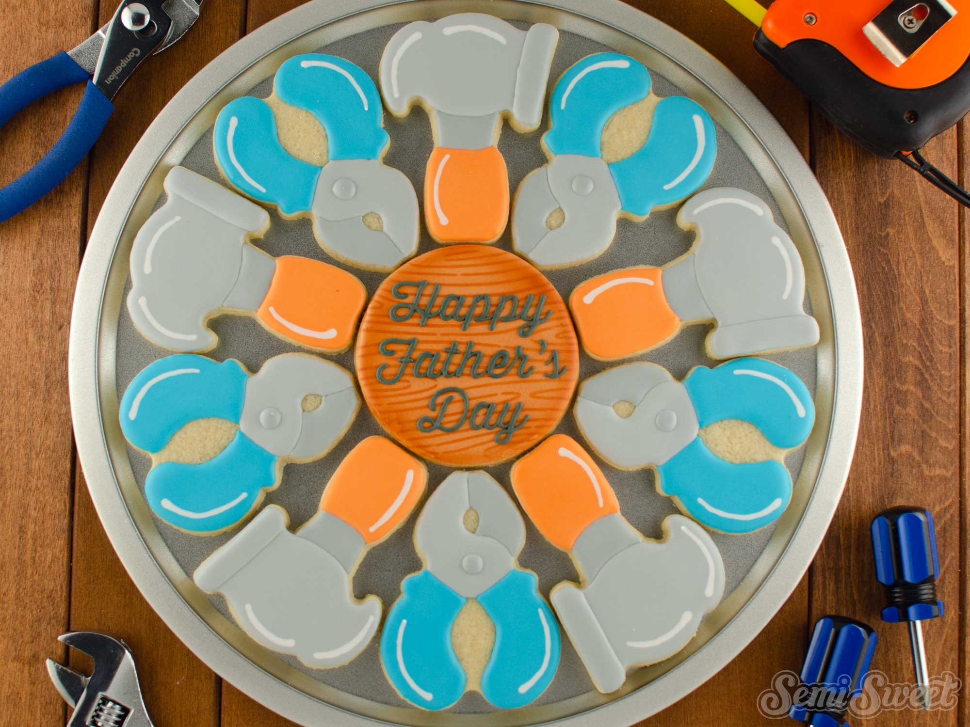 Father's Day Cookie Cutter Tools Cookie Cutter Platter Set Cute Tool ...