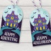 Haunted House Printable Halloween Gift Tag Favor Instant Download - Etsy
