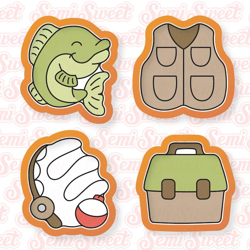 Fishing Mini Cookies - Etsy