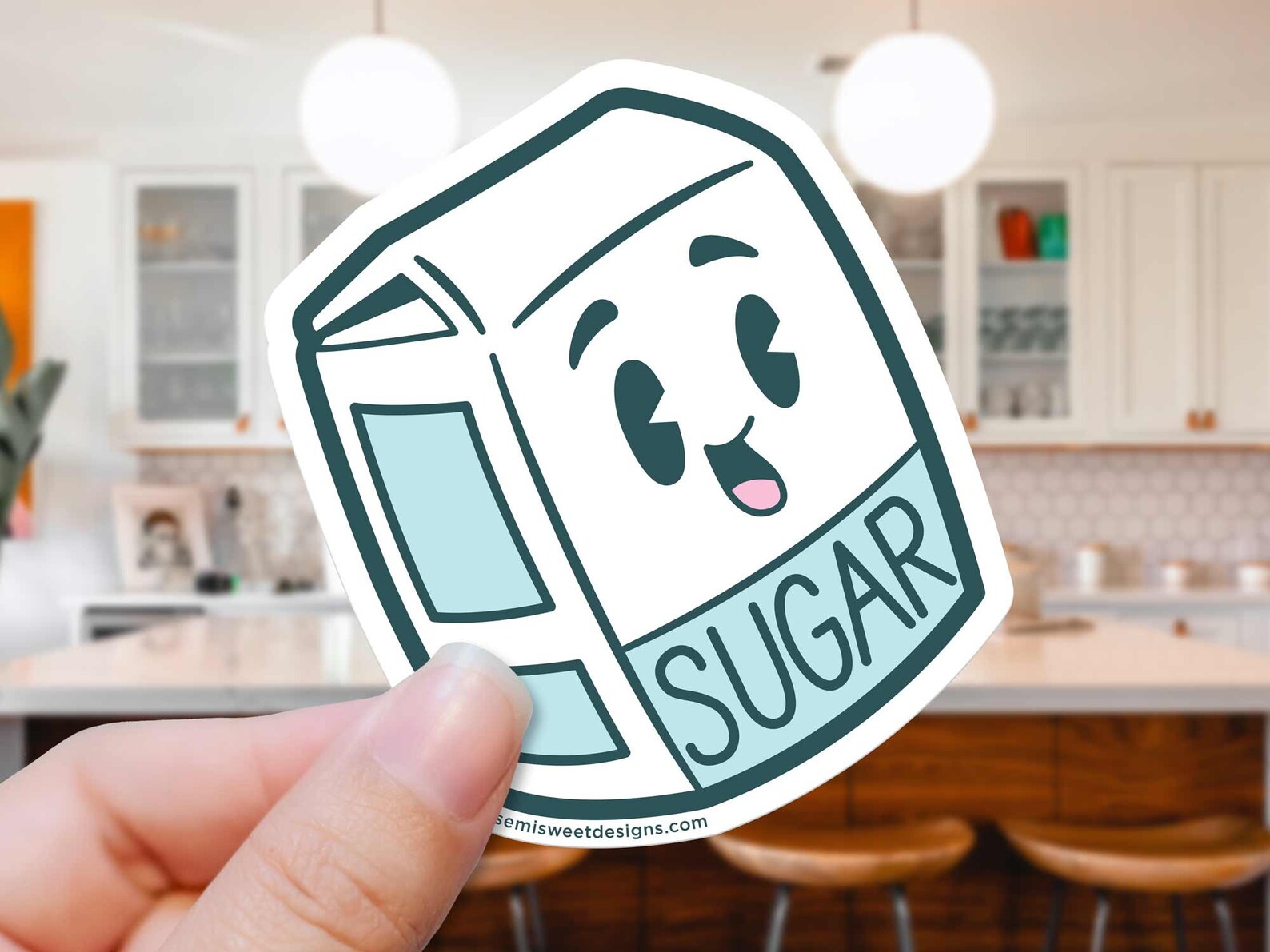 4-piece Baking Ingredients Sticker Pack: Butter Sugar Flour - Etsy