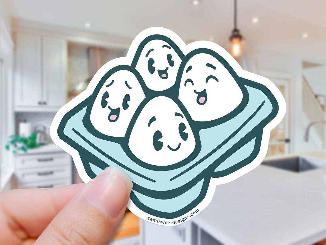 4-piece Baking Ingredients Sticker Pack: Butter Sugar Flour - Etsy