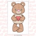 Stackable Teddy Bear Cookie Cutter Set - Etsy