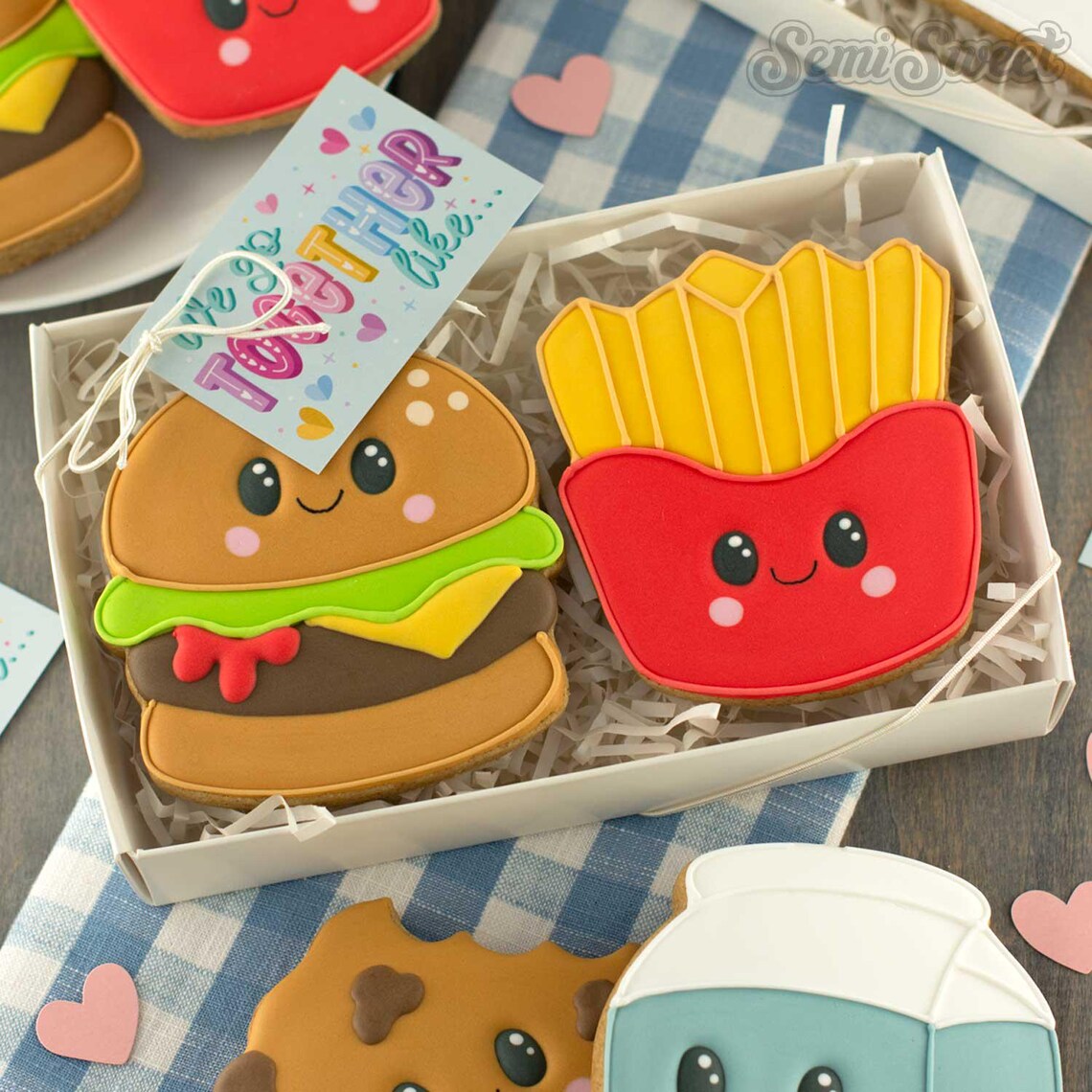 We Go Together Like 2" X 3" Tag - Pack of 25 Valentine's Day Gift Tag ...